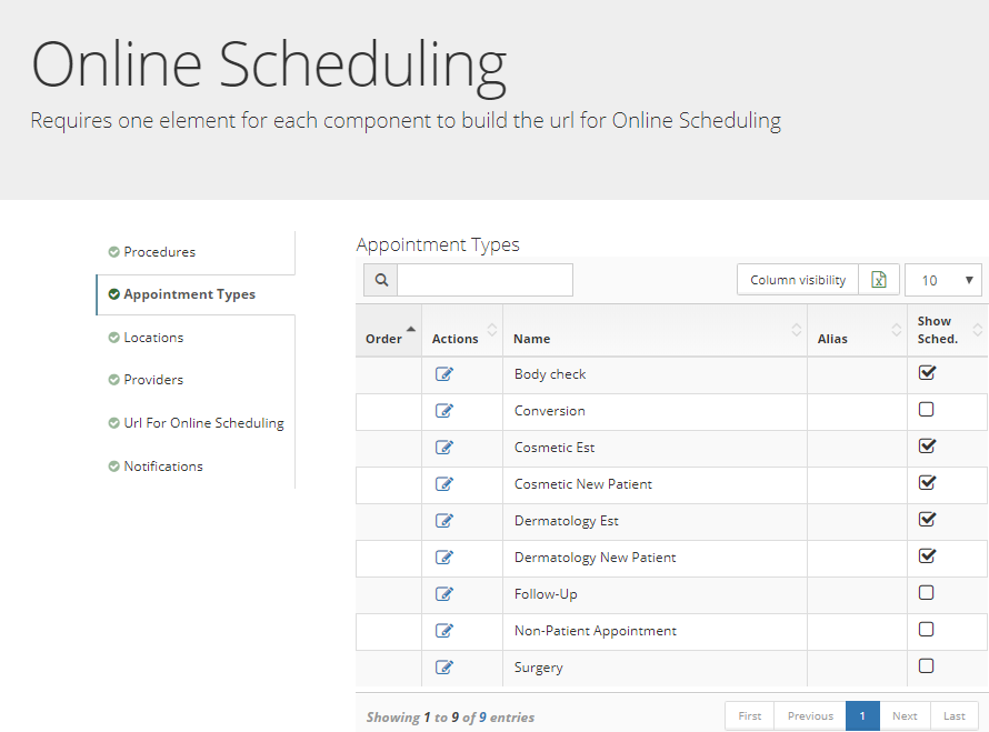 Online Scheduling Portal Setup | RSI